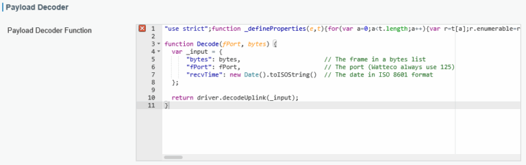 Codec over Milesight